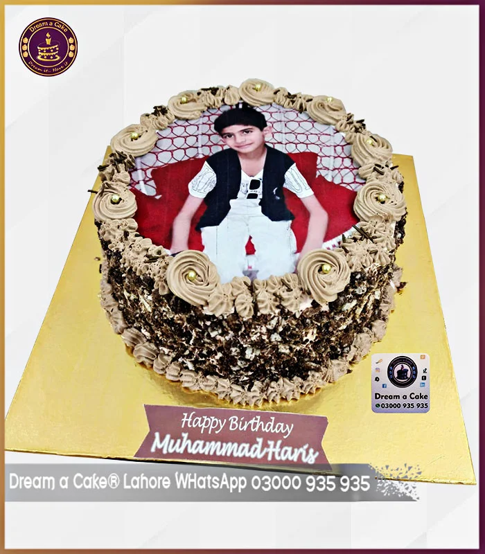 Cheerful Photo Cake for Brother’s Birthday in Lahore - Dream a Cake
