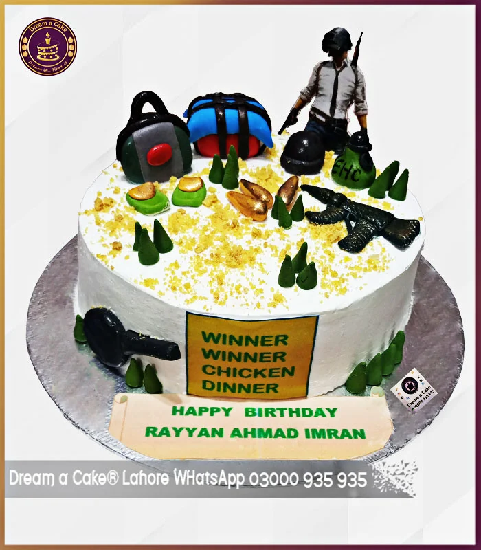 Delicious PUBG Cake in Lahore - Dream a Cake