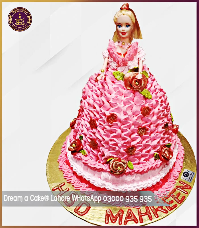 Pretty Arial Mermaid Theme Cake in Lahore - Dream a Cake