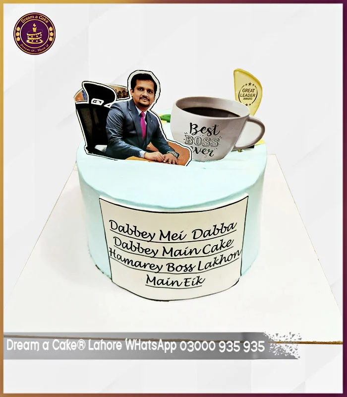 World’s Best Boss Cake in Lahore - Dream a Cake