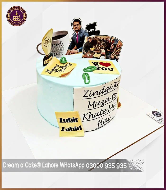 World’s Best Boss Cake in Lahore - Dream a Cake