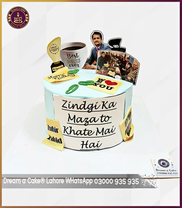 World’s Best Boss Cake in Lahore - Dream a Cake