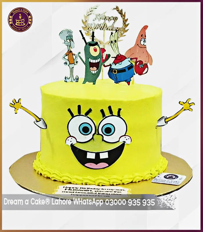Impeccable SpongeBob Cake in Lahore - Dream a Cake