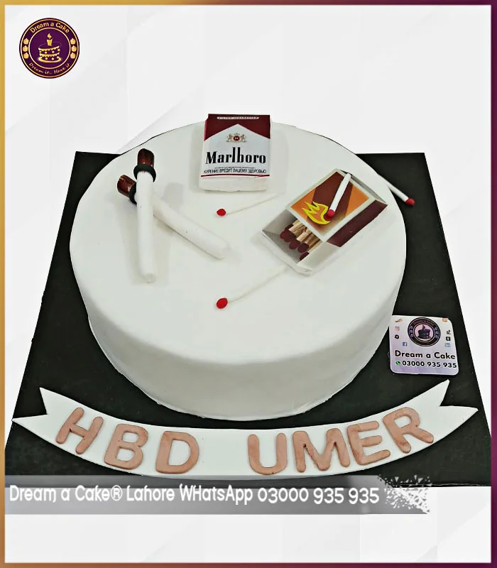 Smokers Theme Cake in Lahore - Dream a Cake