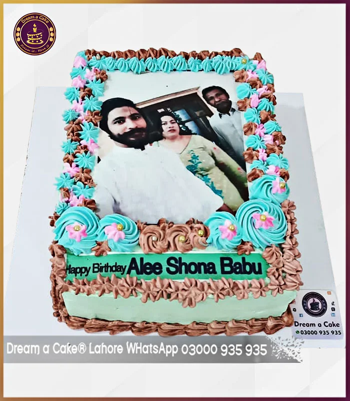 Generations Fusion Family Picture Cake in Lahore - Dream a Cake