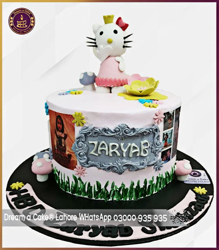 Meow-velous Treat Hello Kitty Themed Designer Cake in Lahore - Dream a Cake