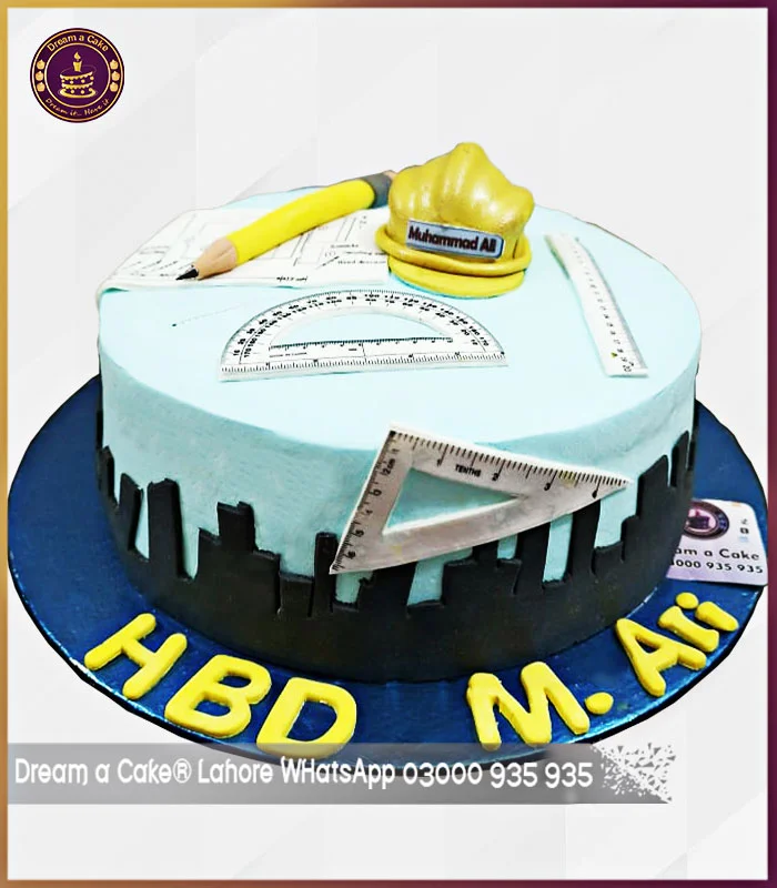 Tech-Savvy Sweetness Engineer's Birthday Cake in Lahore - Dream a Cake