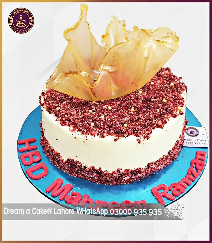 Scarlet Temptation Red Velvet Designer Cake In Lahore - Dream a Cake